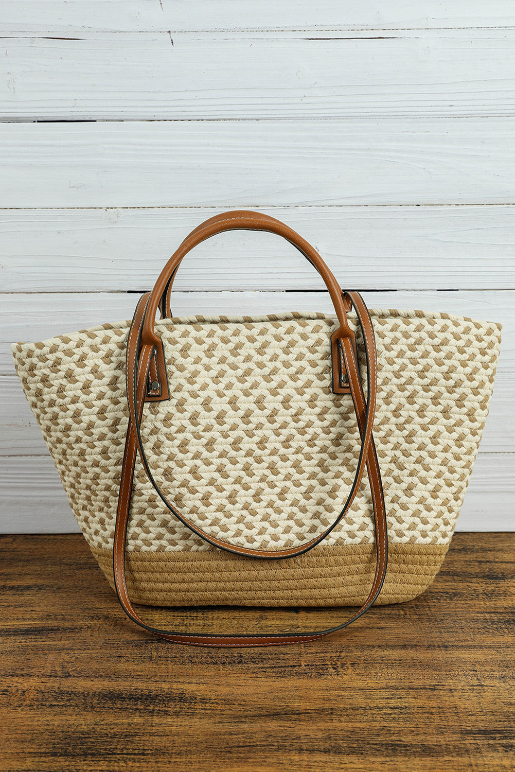 Jaylani Woven Tote Bag | Threaded Pear