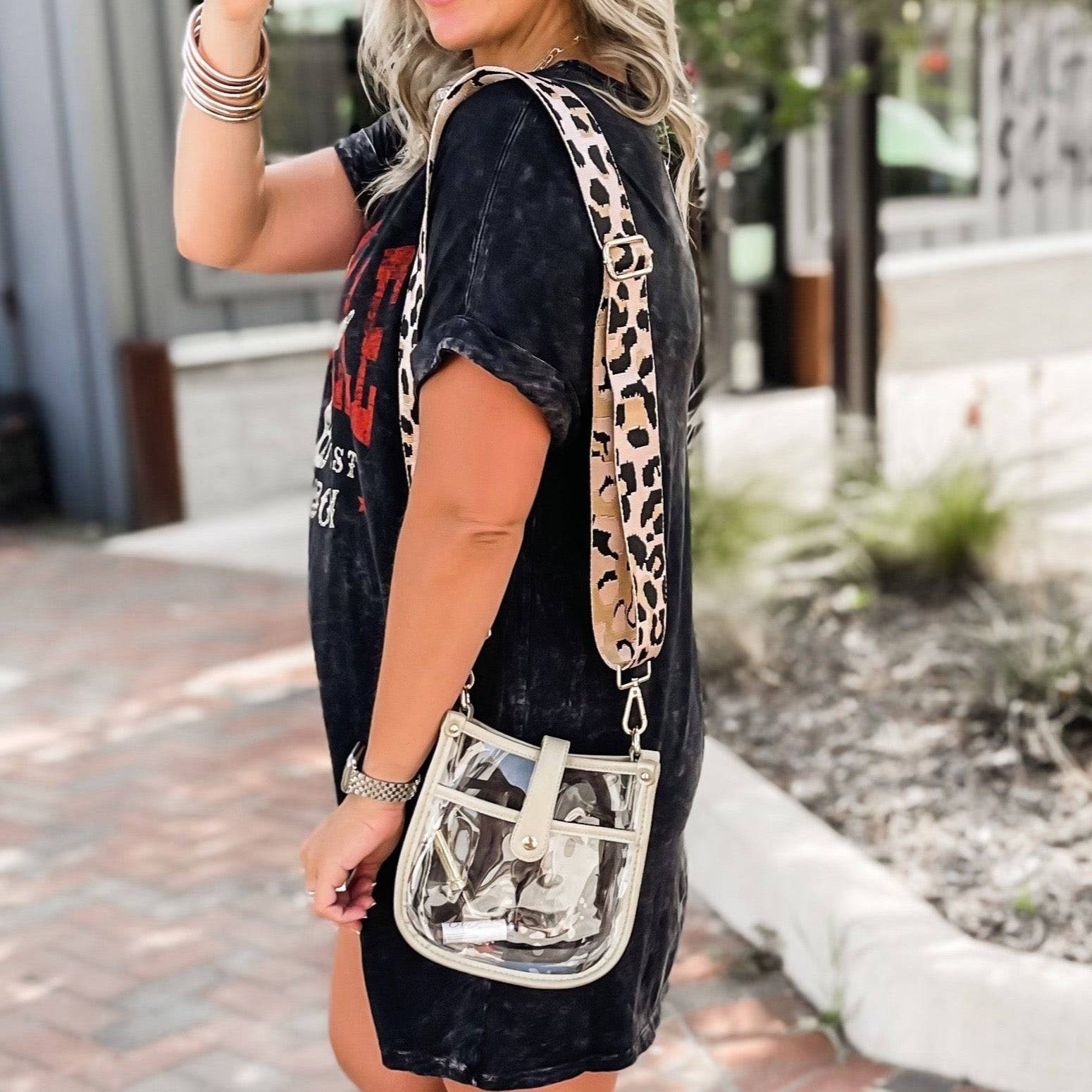 Compact Clear Courier | Choose Your Strap | Threaded Pear